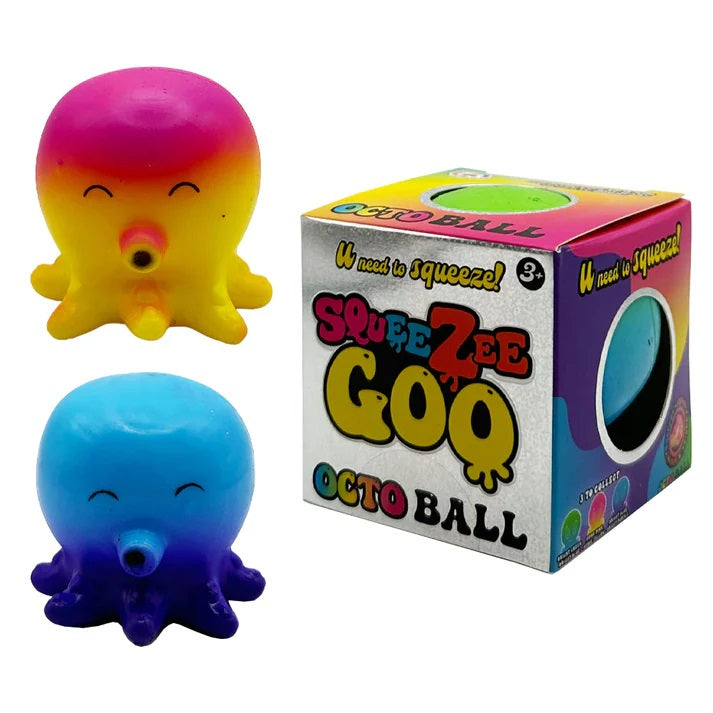 SqueeZee Goo Octopus Octo Ball Squishy Ball (Styles Vary - One Supplie ...