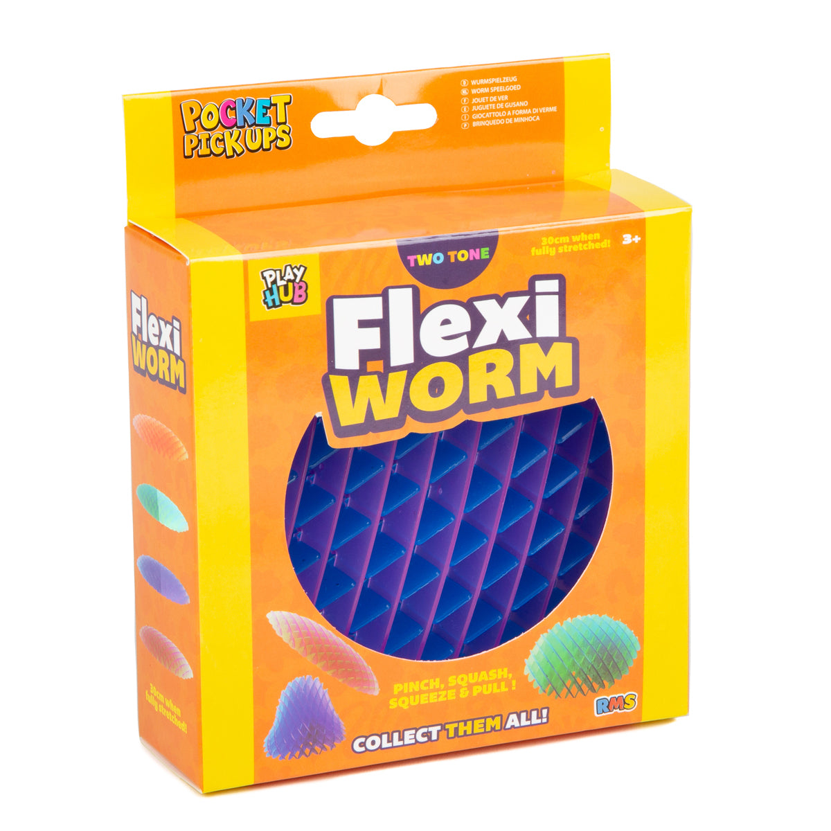 Flexi Worm Two Tone Fidget Toy (Styles Vary) – The Entertainer Pakistan