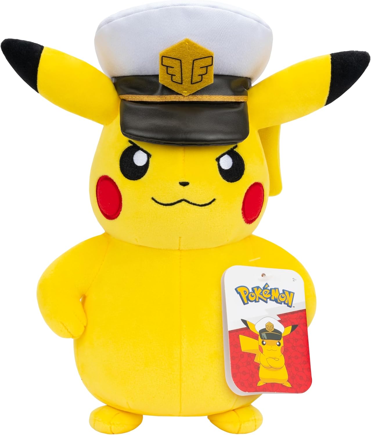 Pokemon 20 cm Plush Captain Pikachu Official Plush – The Entertainer ...