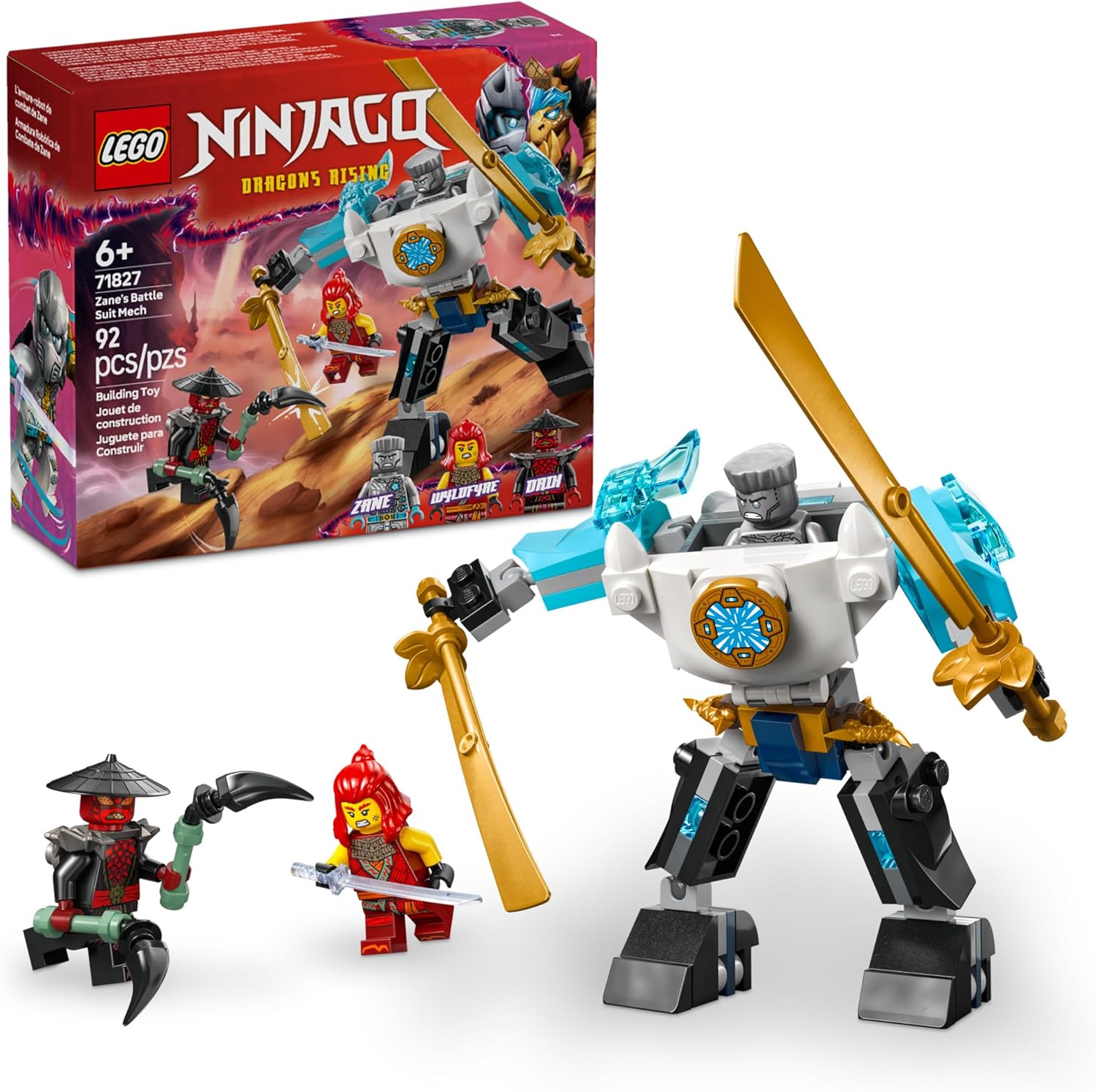 Lego Ninjago 71827 Zane's Battle Suit Mech – The Entertainer Pakistan