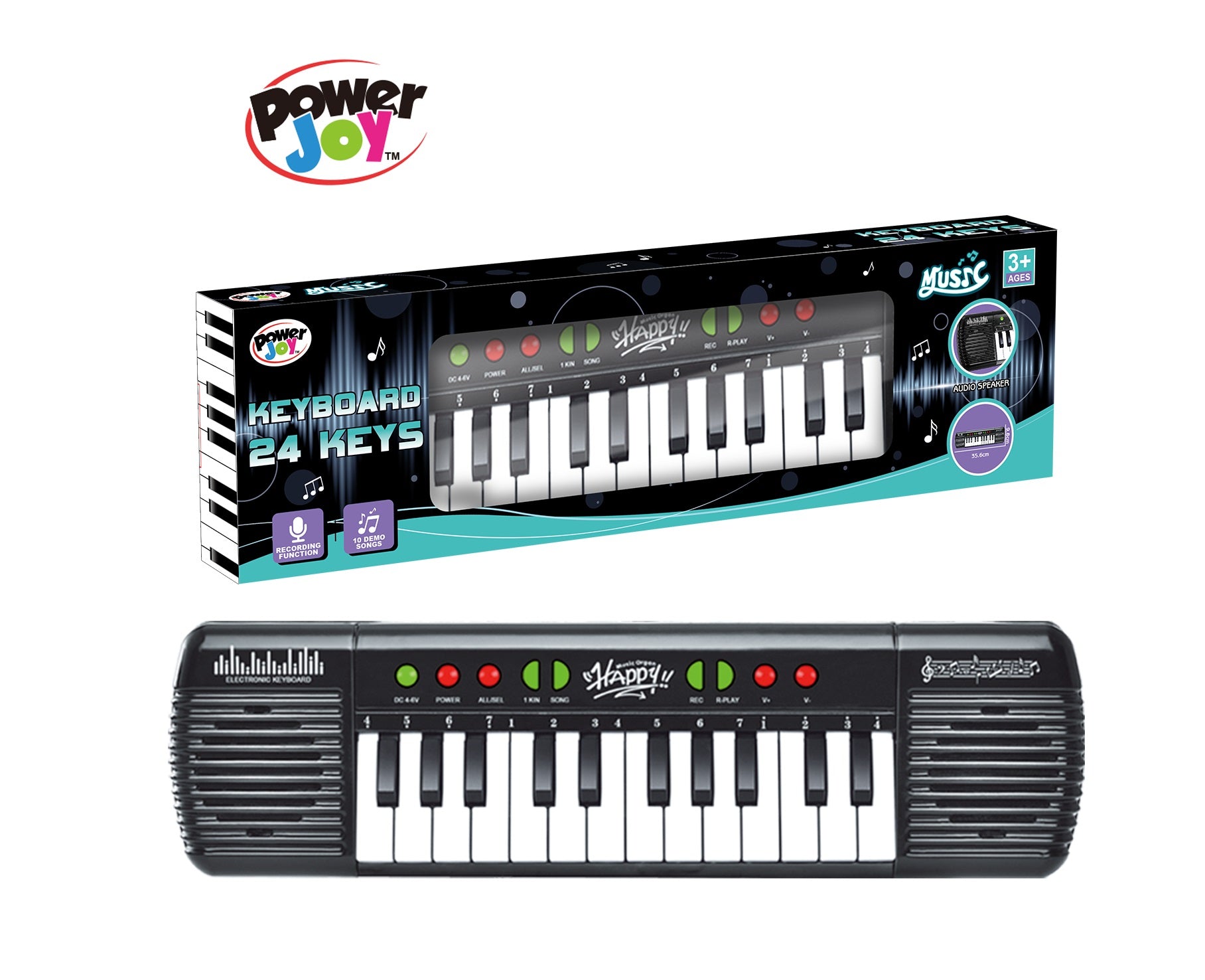 Power Joy - 24-Keys Music Keyboard with Microphone – The Entertainer ...