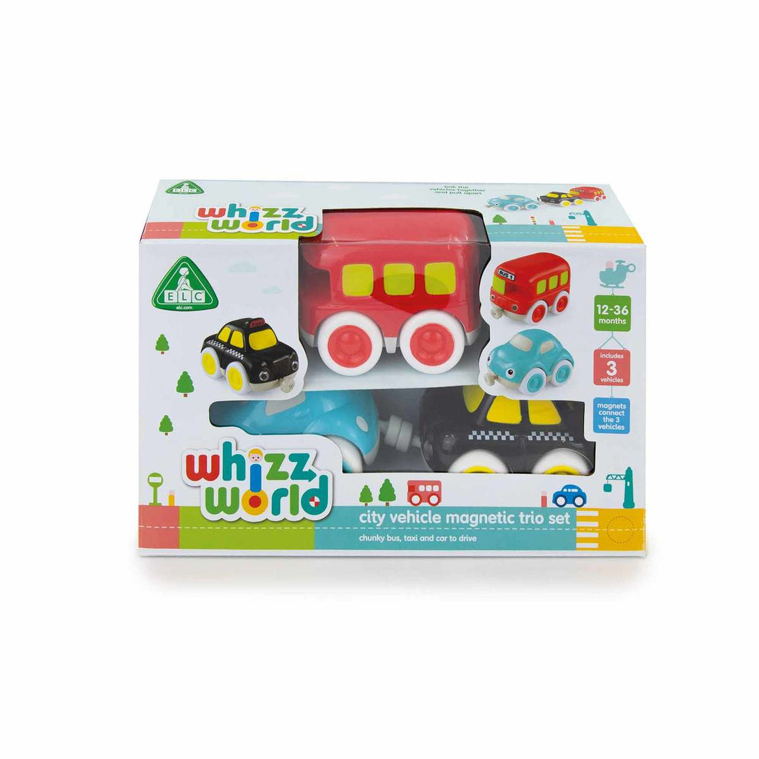 Whizz World City Vehicle Magnetic Trio Set – The Entertainer Pakistan