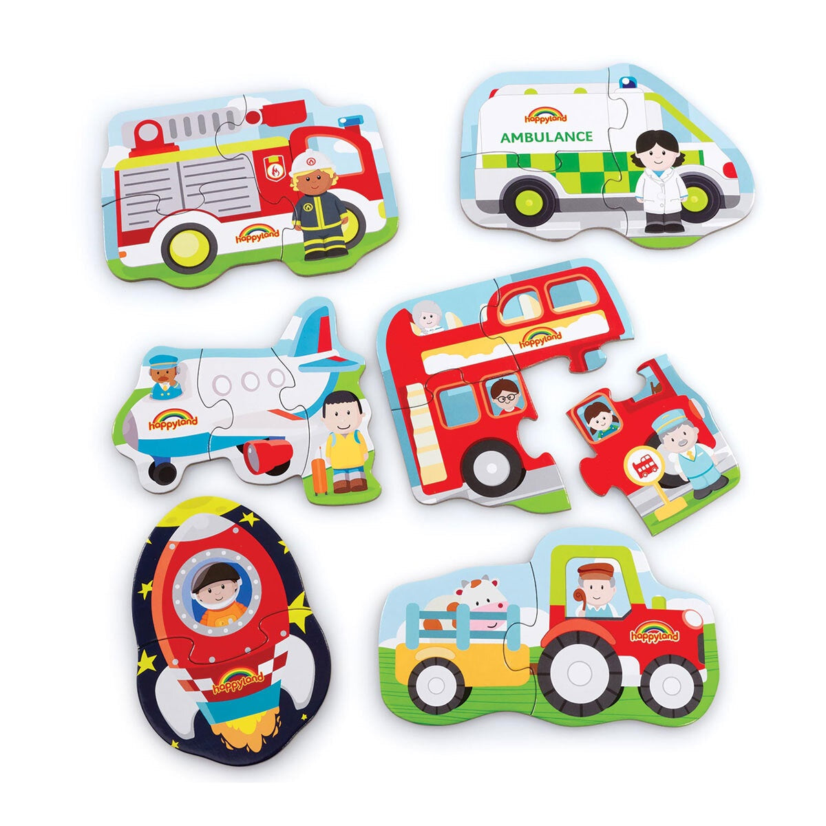 Happyland Vehicle Puzzle – The Toy Shop Pakistan
